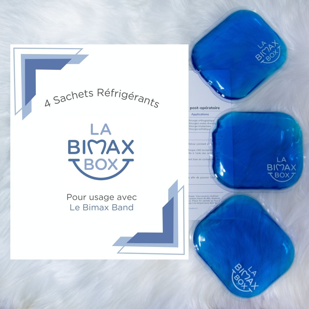 Sachets Réfrigérants Bimax Band — Thérapie Froid Post-op Mâchoires | La ...